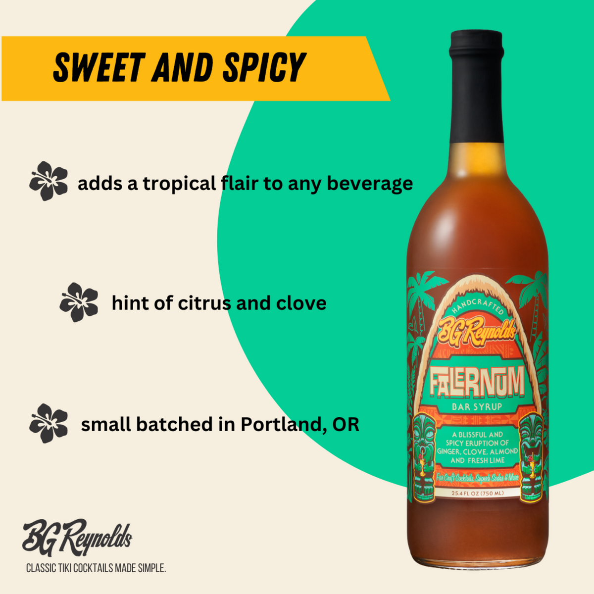 Falernum Tropical Cocktail Syrup | BG Reynolds – BG Reynolds Syrups